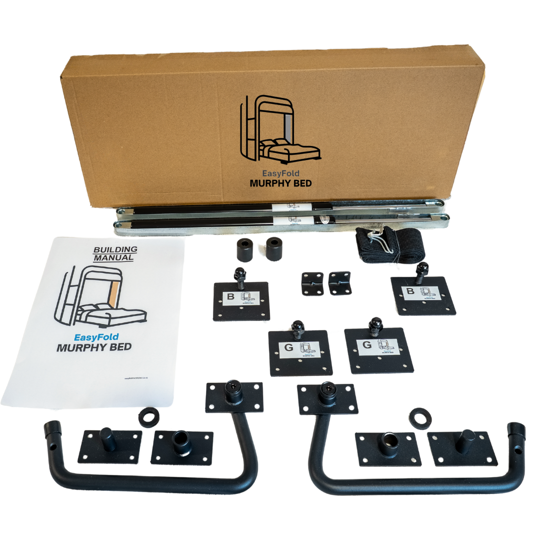 Queen DIY Murphy Bed Kit | EasyFold – Space-Saving & Easy to Build ...